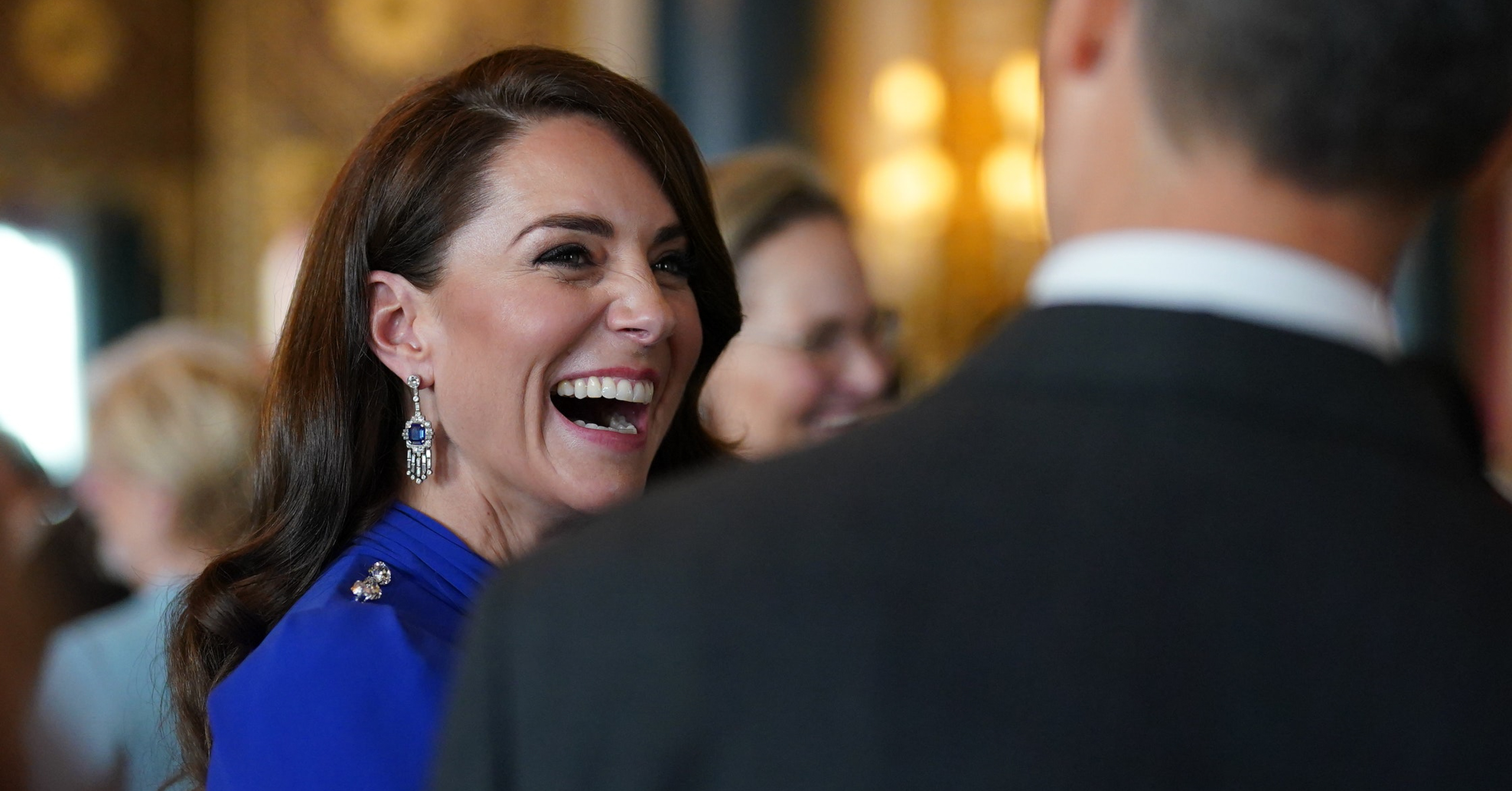The Princess of Wales Wears Royal Blue Ahead of the Coronation