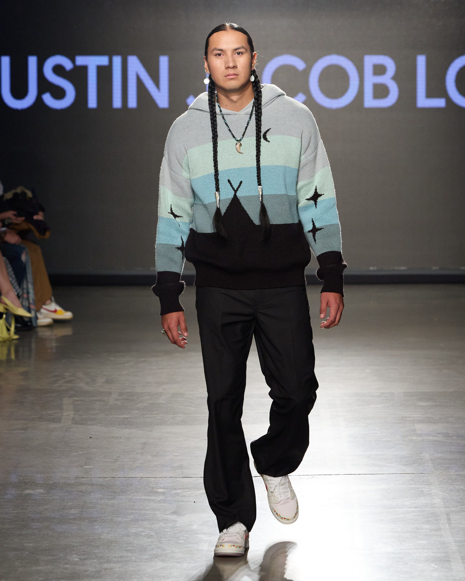 Indigenous Designer Justin Jacob Louis Makes His New York Fashion Week ...
