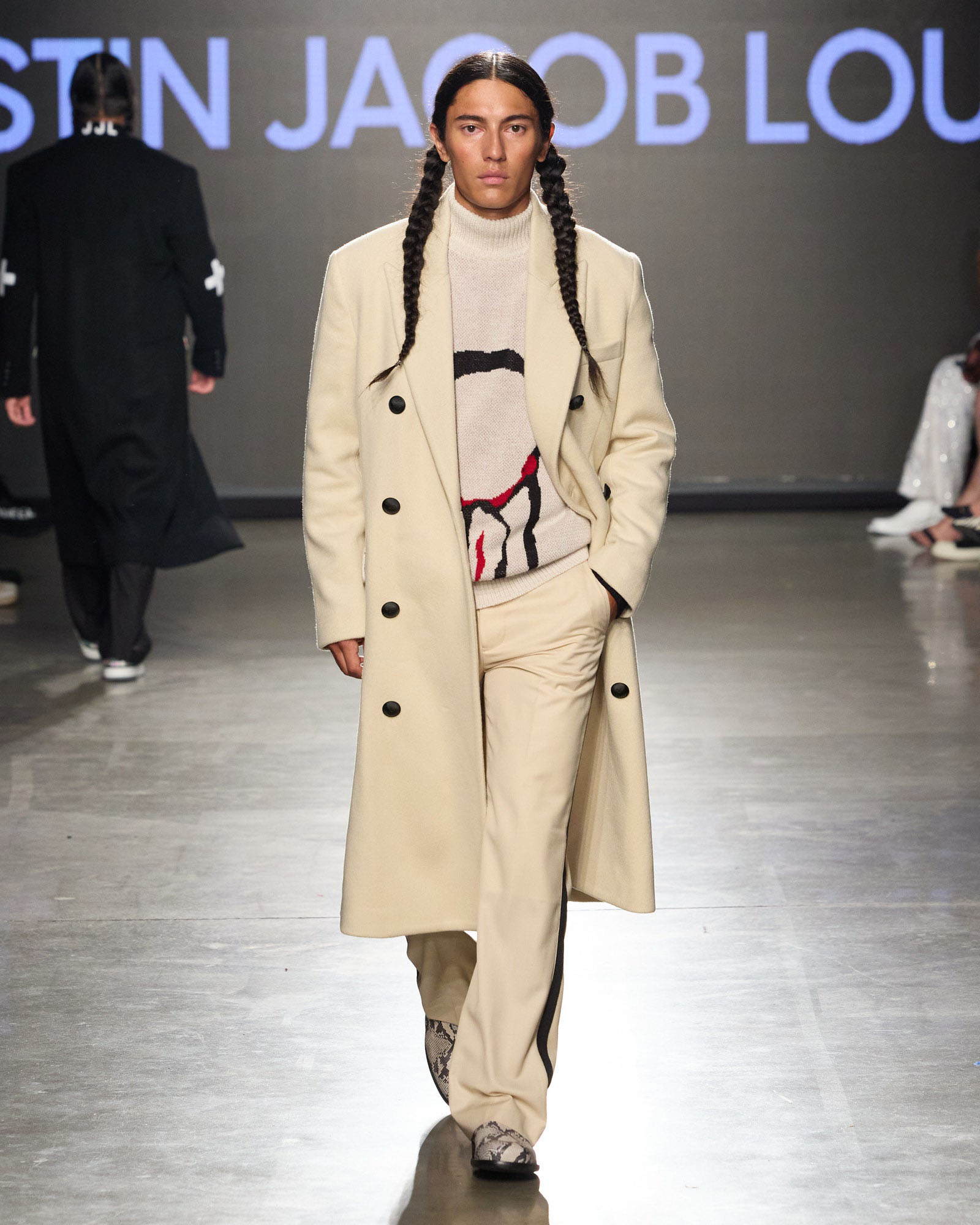 Indigenous Designer Justin Jacob Louis Makes His New York Fashion Week Debut