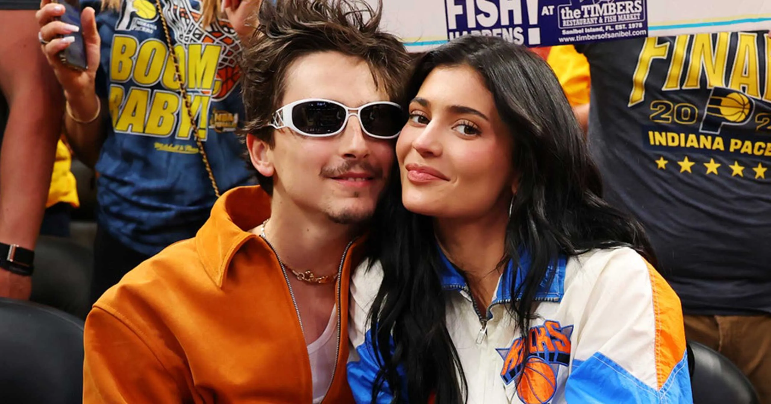 Kylie Jenner and Timothée Chalamet Wore Their Knicks-iest Fits Yet